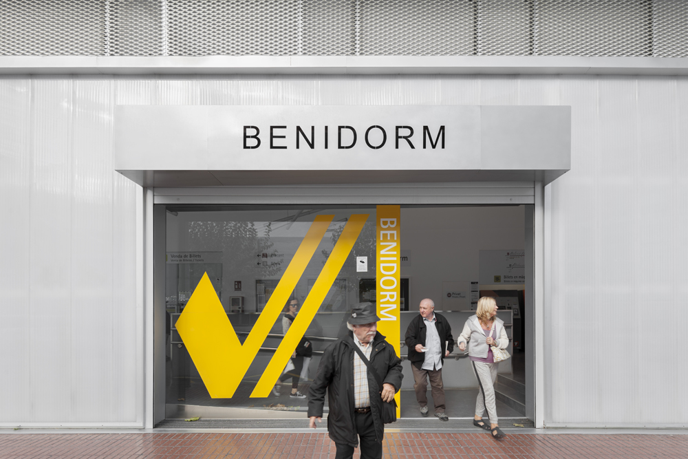 Benidorm Train Station | milena villalba - fotografía de arquitectura